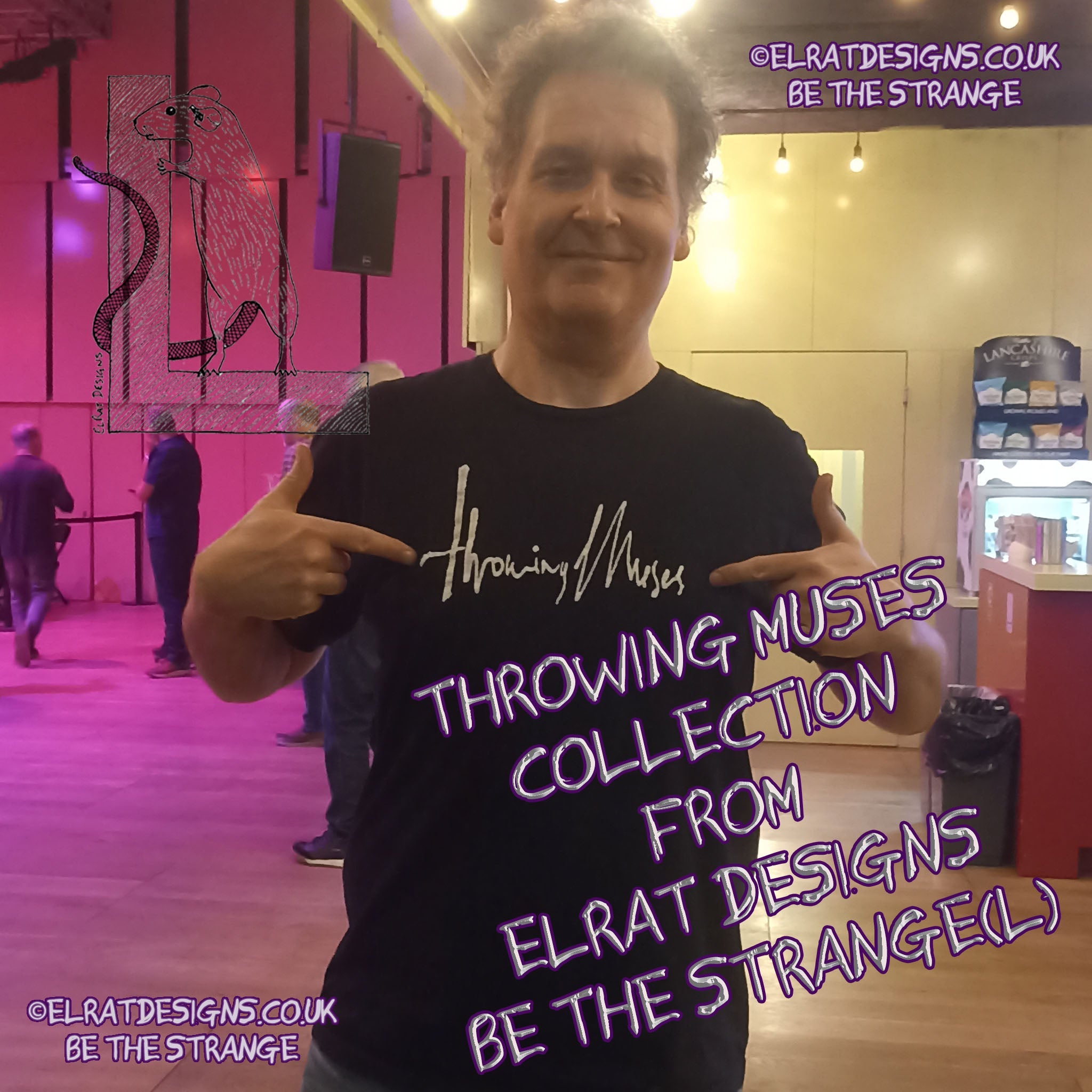 Throwing Muses Band T-Shirts Merch Collection - ElRat Designs ...